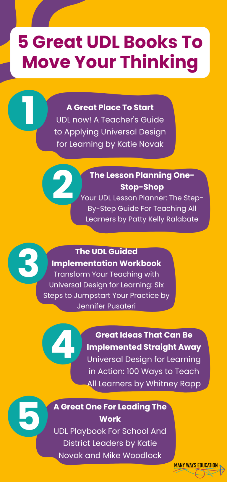 5 Great UDL Books To Move Your Thinking – Many Ways Education
